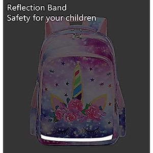 CAMTOP Girls Backpack for School Kids Backpacks Preschool Kindergarten Elementary Bookbag(Rainbow,Age 3-9 Years)