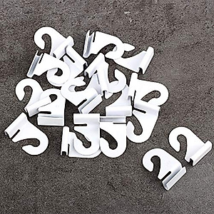 Tugaizi 10 Pair Drop Ceiling Hooks for Hanging, Heavy Duty Ceiling Hooks,Metal T-Bar Hooks for Hanging Plants,Classrooms,Offices and Decorations