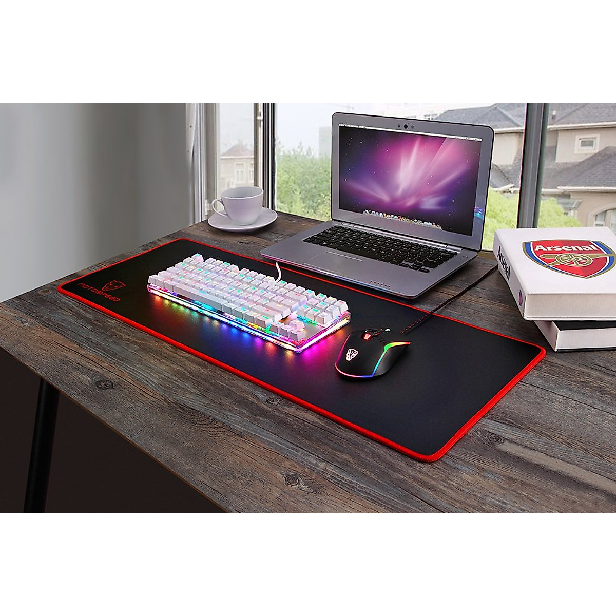 MOTOSPEED K87S Mechanical Keyboard Gaming Keyboard Wired USB Customized LED RGB Backlit with 87 Keys
