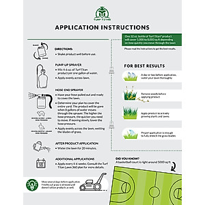 Turf Titan Lawn Advancer & Drought Defender Bundle - Made in The USA, Early Summer Lawn Fertilizer with Norwegian Kelp Extract, Nitrogen, Soluble Potash, Boron, Manganese, and Zinc, Non-GMO, 32 oz