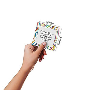 Dessie Inspirational Cards With Envelopes and “You’re Awesome” Seals. “Post-it” Note Size Appreciation Cards. Encouragement Cards. Gratitude Cards. Positive Affirmations Cards, 60 Cards