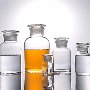 TEHAUX 1pc Reagent Bottle Sample Bottle Chemicals Bottle Sample Sealing Bottle Chemicals Glass Bottle