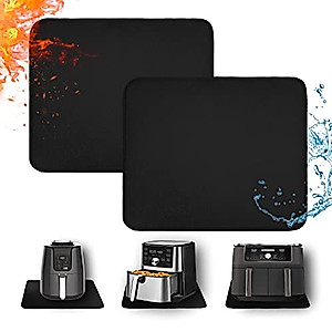Amerbro Heat Resistant Mats for Countertop - Firproof 15x18 in Heat Resistant Mats for for Air Fryer - Kitchen Countertop Protector for Air Fryer, Coffee Maker, Stand Mixer, Toaster, Oven 2PCS