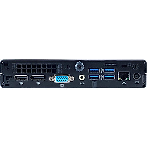 HP EliteDesk 800 G1 Mini Tiny Business Desktop PC, Intel Quad Core i7-4785T up to 3.20GHz, 8GB DDR3, 256GB SSD, WiFi, BT4.0, VGA, DP, HDMI, DVI, Windows 10 Pro x64, English/Spanish/French (Renewed)