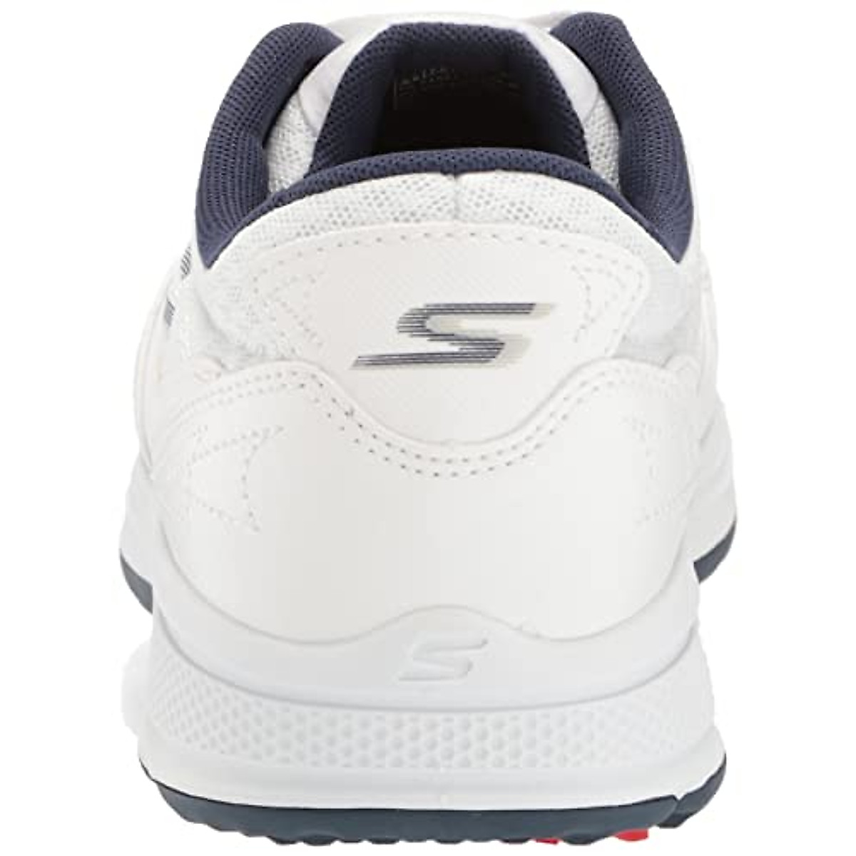 Skechers Men's Torque Sport Fairway Relaxed Fit Spiked Golf Shoe, White/Navy, 9.5