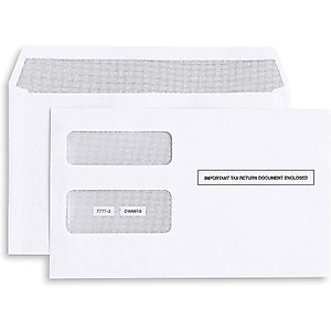 1099 MISC Forms 2022, 4 Part Tax Forms Kit, 25 Vendor Kit of Laser Forms Designed for QuickBooks and Accounting Software, 25 Self Seal Envelopes Included