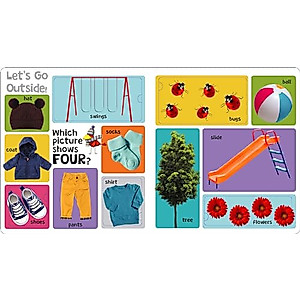 First 101 Words: A Hidden Pictures Lift-the-Flap Board Book, Learn Animals, Food, Shapes, Colors and Numbers, Interactive First Words Book for Babies and Toddlers (Highlights First 101 Words)