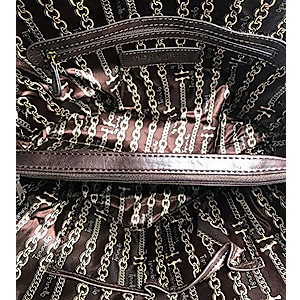 Tignanello Bleecker St. Accordian Satchel, Rouge/Brown