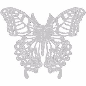 Sizzix Thinlits Die 665201 Perspective Butterfly by Tim Holtz, Multicolor