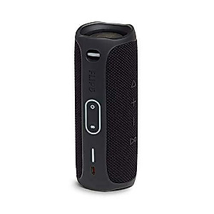 JBL Flip 5 Waterproof Portable Wireless Bluetooth Speaker Bundle with Hardshell Protective Case - Black