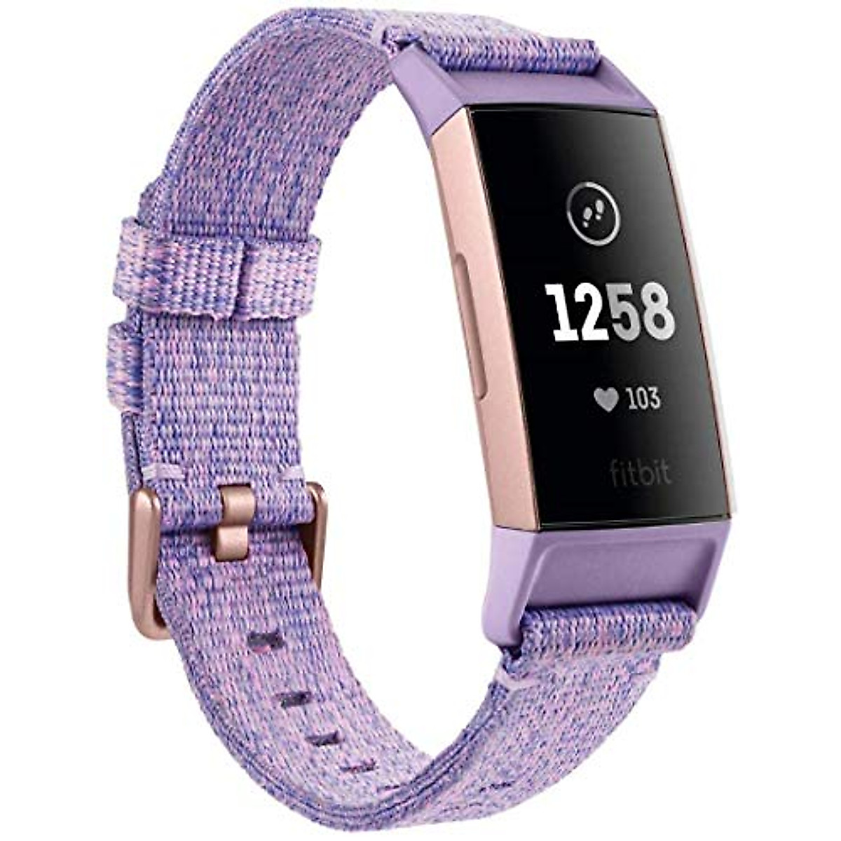 Fitbit Charge 3 Special Edition Fitness Activity Tracker, Lavender Woven, one Size, 0.06 Pound