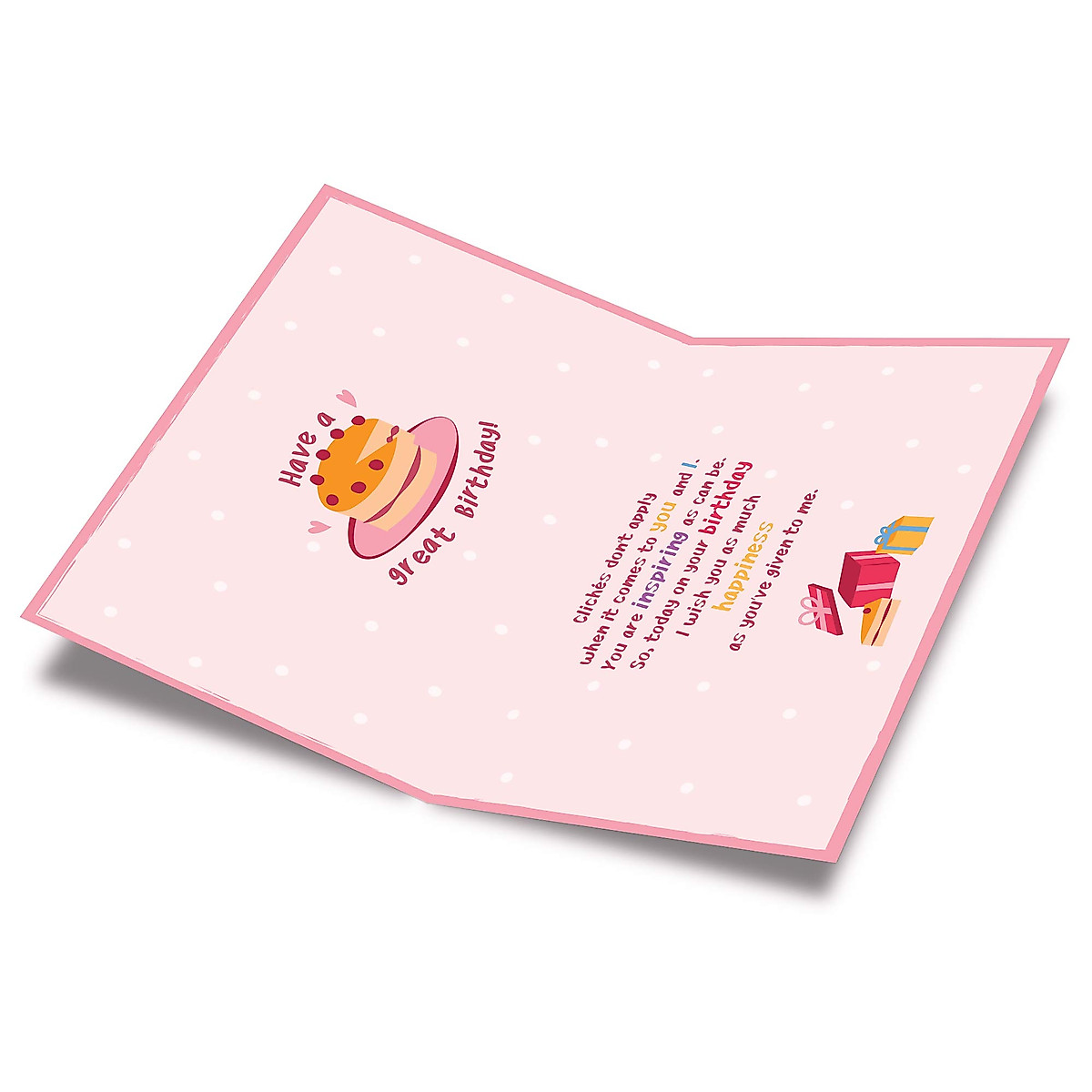 Prime Greetings Birthday Card For Mother In law, Made in America, Eco-Friendly, Thick Card Stock with Premium Envelope 5in x 7.75in, Packaged in Protective Mailer