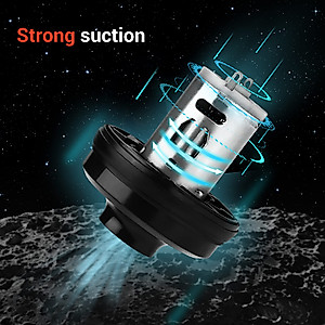 DEKOPRO Car Vacuum Cleaner, Portable & Handheld Cordless Mini Car Vacuum with Powerful Suction Three-Layer HEPA Filter Multiple Accessories for Car Home All-Round Deep Cleaning