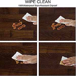 Board Oval Fitted Tablecloth, for Kitchen Dining, Party, Holiday, Christmas, Buffet, Fits 42" x 60" Table