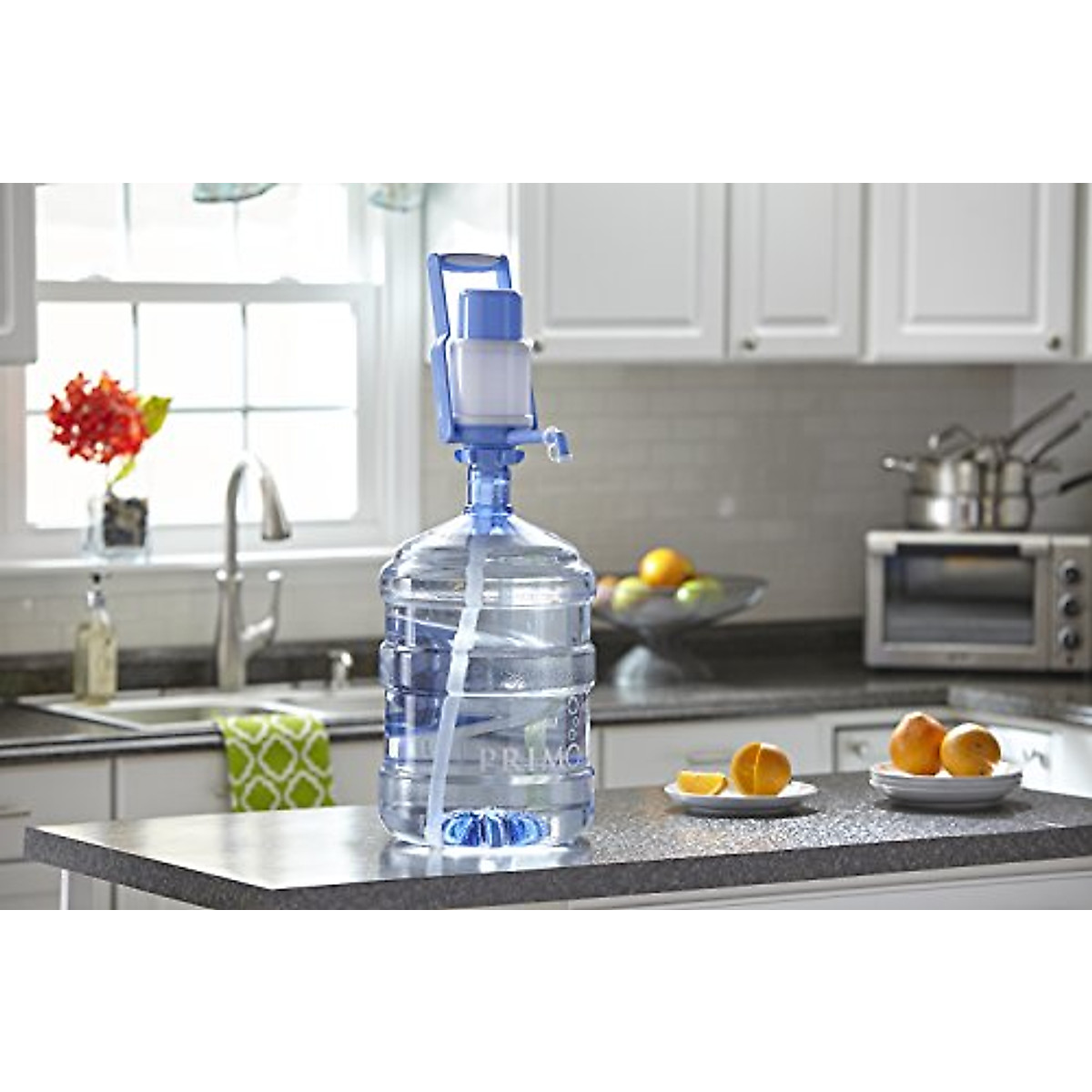 Primo Portable Bottle Pump Water Dispenser - for 3 or 5 Gallon Jugs
