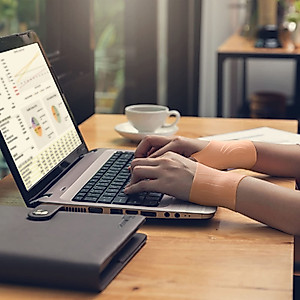 4 Pcs Thumb Braces Thumb Spica Splint Gel Wrist Thumb Support Braces Compression Arthritis Gloves Left and Right Hand Stabilizer for Women Men Tenosynovitis Spasms Arthritis Sprained Joint (Beige)