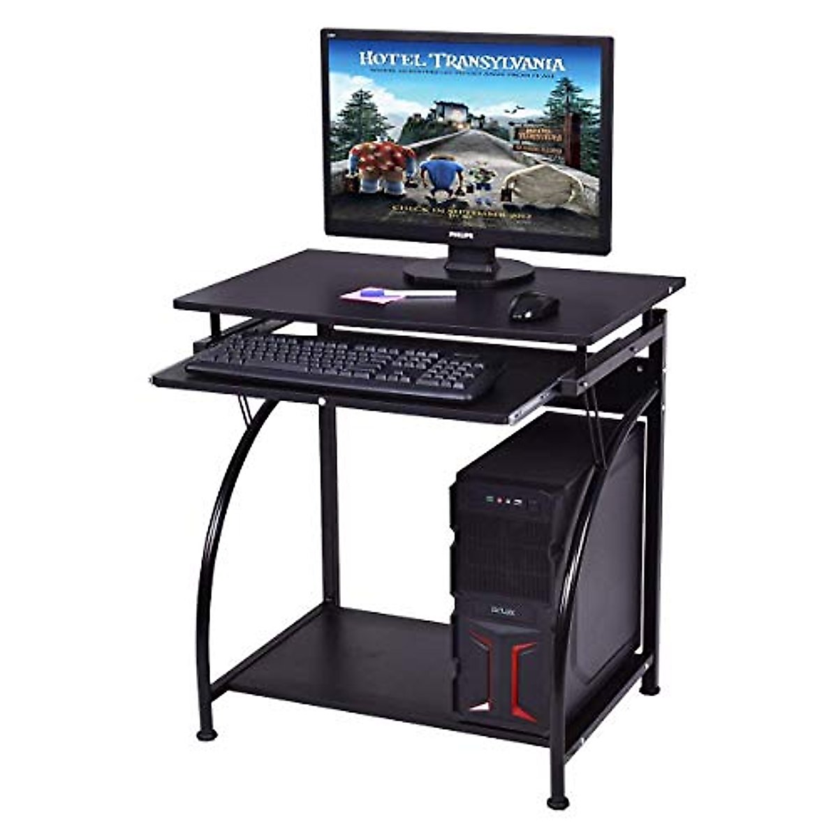 Tangkula computer desk, check the box to confirm match more than one existing, select the correct product. Some, 29" H Without Wheel, Black