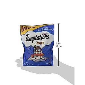 Whiskas Temptations Cat Treats-Savory Salmon Flavor(6.3 Oz)