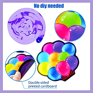 Neon Party Hanging Swirls Glow Birthday Decoration Neon Birthday Party Supplies Glow Neon Ceiling Streamers Glow in The Dark Decoration for Let's Glow Baby Shower Supplies