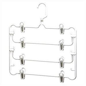 Whitmor Plastic 4 Tier Skirt Hanger