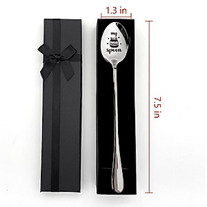 XIKAINUO My Nutella Spoon Stainless Steel Dessert Spoon for Nutella Lovers, Gift for Any Nutella Fan or a Perfect Addition to Your Own Collection of Spoons