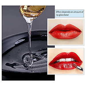 2 Pack Lip Gloss Base Oil, lip makeup primers, Moisturize Basic Lipstick Material, Non-Stick, Base for DIY Handmade Lip Balms Lip Gloss