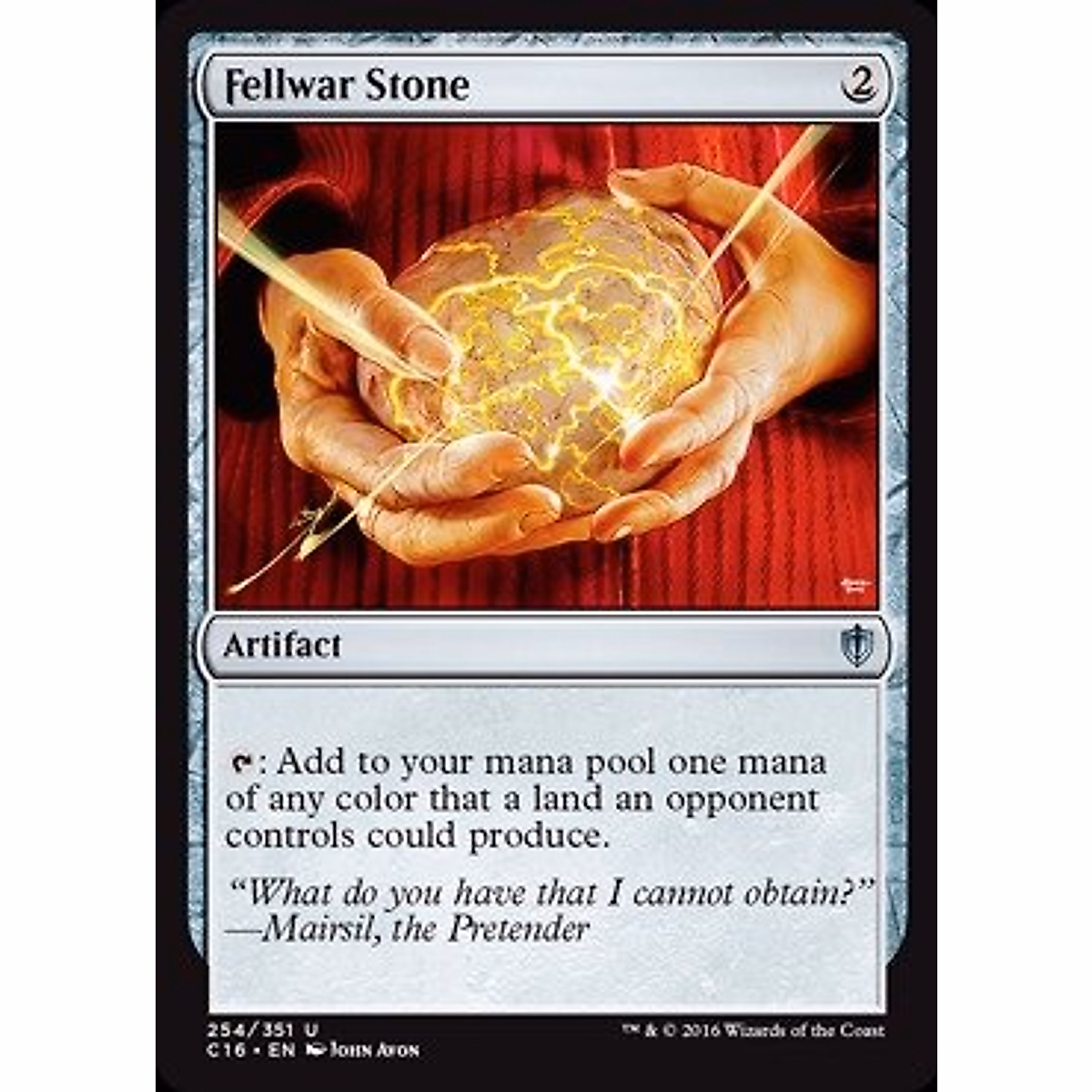 Magic The Gathering - Fellwar Stone (254/351) - Commander 2016