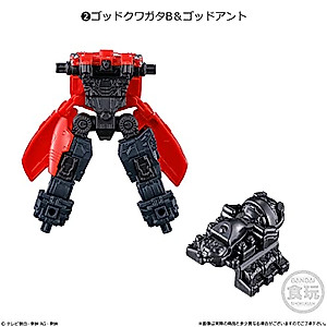 Bandai Shokugan Super Mini PLA Ohsama Sentai King-Ohger Shugod Gattai Series 01 King Ohger Set