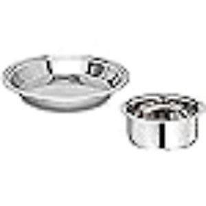 Stainless Steel Parant Dough Mixer With 5Liter Patila Give A Perfect Look To Your Utensils Set (Pack of 1 Parat + Patila)