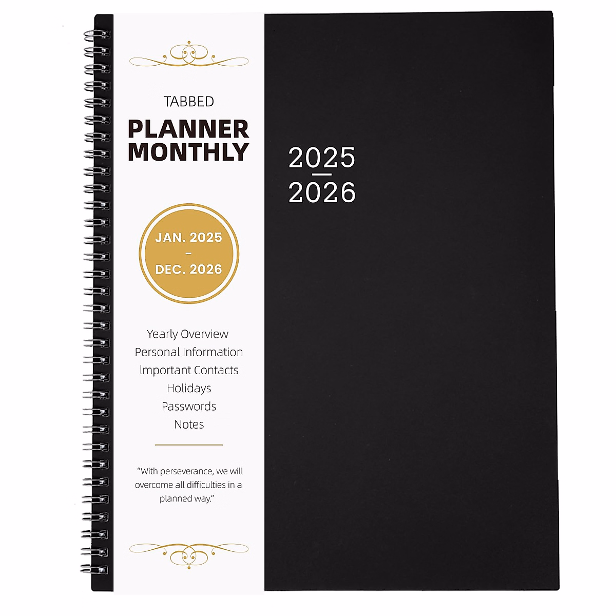 Monthly Planner 2023-2024 - 24 Months Planner, 9'' x 11'', January 2023 - December 2024, Calendar Planner with Tabs and Ample Writing Blocks, Good for Home and School Planning