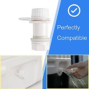 Cooler Drain Plug, Cooler Replacement Threaded Drain Plug for Igloo Cooler Ice Chest. Replacement Cooler Parts.Drain Plug Kit