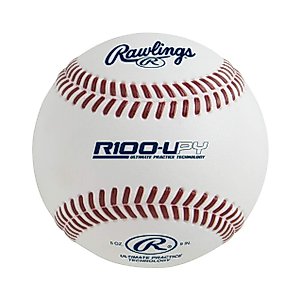 Rawlings | ULTIMATE PRACTICE TECHNOLOGY Baseballs | R100-UPY | Youth/14U | Practice Use | 12 Count