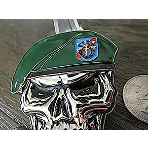 US Army 20th SFG(A) Special Forces Group Creed Green Berets Skull Challenge Coin