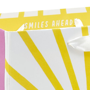 Hallmark Assorted Birthday Gift Bags (8 Bags: 3 Small 6", 3 Medium 9", 2 Large 13") Smiling Sun, Balloons, Cute Flowers and Plants