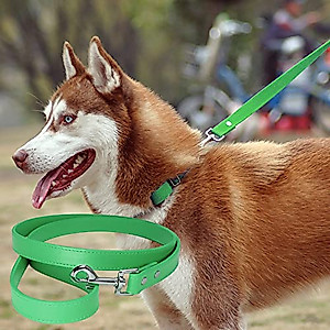 Pet Collars for Dogs Fashion Adjustable Leather Collar Dog Necklace Rope Training Walking for Pets 2023 Collar