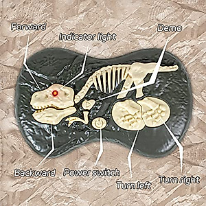 RC Dinosaur Toys for Kids,Electronic Robot Remote Control Dinosaurs Toy with Light Up & Growling Sounds & Walking,Dinosaur Robot Toy Birthday Gift for 3 4 5 6 Ages Boys Girls