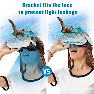 Face Pad for Q2 Uniplay Face Cover Pad Face Cushion Pad Compatible with Q2 Vents Soft Bracket Fitness Facial Interface VR Accessories Replacement Parts VR Parts