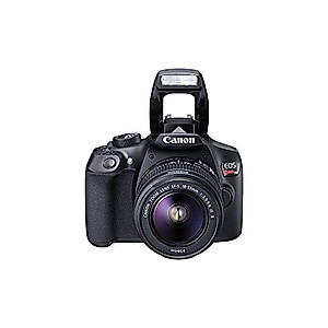 Canon EOS Rebel T6 Digital SLR Camera Kit with EF-S 18-55mm f/3.5-5.6 is II Lens, Built-in WiFi and NFC - Black (Renewed)