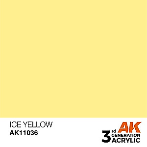 AK Interactive 3rd Gen Acrylic Ice Yellow 17ml