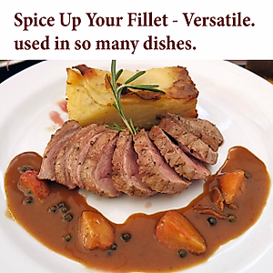 The Spice Way Juniper Berries - Whole berries, pure, no additives, Non-GMO, no preservatives, (4 oz) great for cooking and for spicing tea, syrup, meat, beef, turkey, soups and more. resealable bag