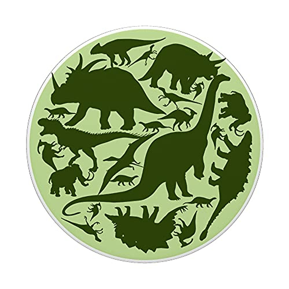 Velociraptor T Rex Triceratops Reptiles Dino Animal Dinosaur PopSockets Swappable PopGrip