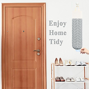 Plastic Bag Holder, Canvas Grocery Bag Holder Dispenser, Wall Mount Shopping Trash Bag Storage Organizer for Home Kitchen