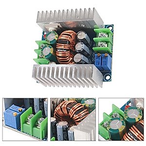 4Pcs 20A 300W Buck Converter Step Down Module DC 6-40V to 1.2-36V 20A 300W Adjustable Constant CC CV Current Voltage Regulator Power Supply Module with Short Circuit Protection Function