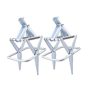 2 Easy Set Mole Traps Easy One-Step,Out-of-Sight,Galvanized Steel Sold ONLY by Fox Peak