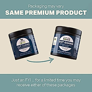 Four Leaf Rover: Gut Guard - Dog Probiotics, Prebiotics and Organic Herbs for Gut Health and Immune Support - 15 to 60 Day Supply, Depending on Dog’s Weight - Vet Formulated