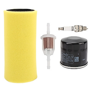 CARBBIA 5UG-E4451-00-00 Air Filter Compatible with Yamaha Rhino 660 YXR660F 450 YXR450F with Fuel Filter Oil Filter Spark Plug