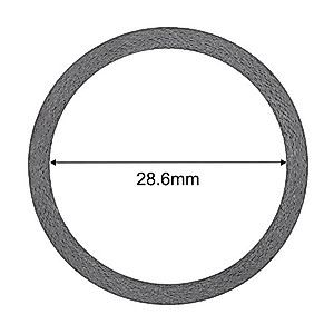 Sumind 11 Pieces Bike Carbon Fiber Headset Spacer Bicycle 1-1/8 Inch 20 15 10 5 3 2 1 mm, 7 Size