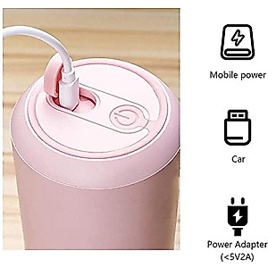 MXJCC Smoothie Blender for Kitchen, Personal Mini Blender for Shakes and Smoothies, Travel, Fitness with Safety Lock (Color : Green)