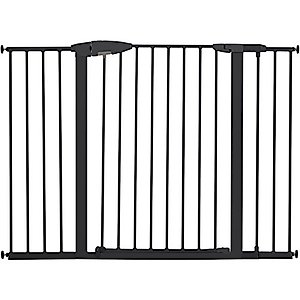 Munchkin® Easy Close XL™ Metal Baby Gate, 29.5" - 51.6" Wide, Black, Model MK0009-111