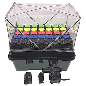Aeroponic Cloner Machine, Cloning Machine 35 Site for Cutting Rooting Germination Kit Using 1.625 inch Neoprene Clone Inserts